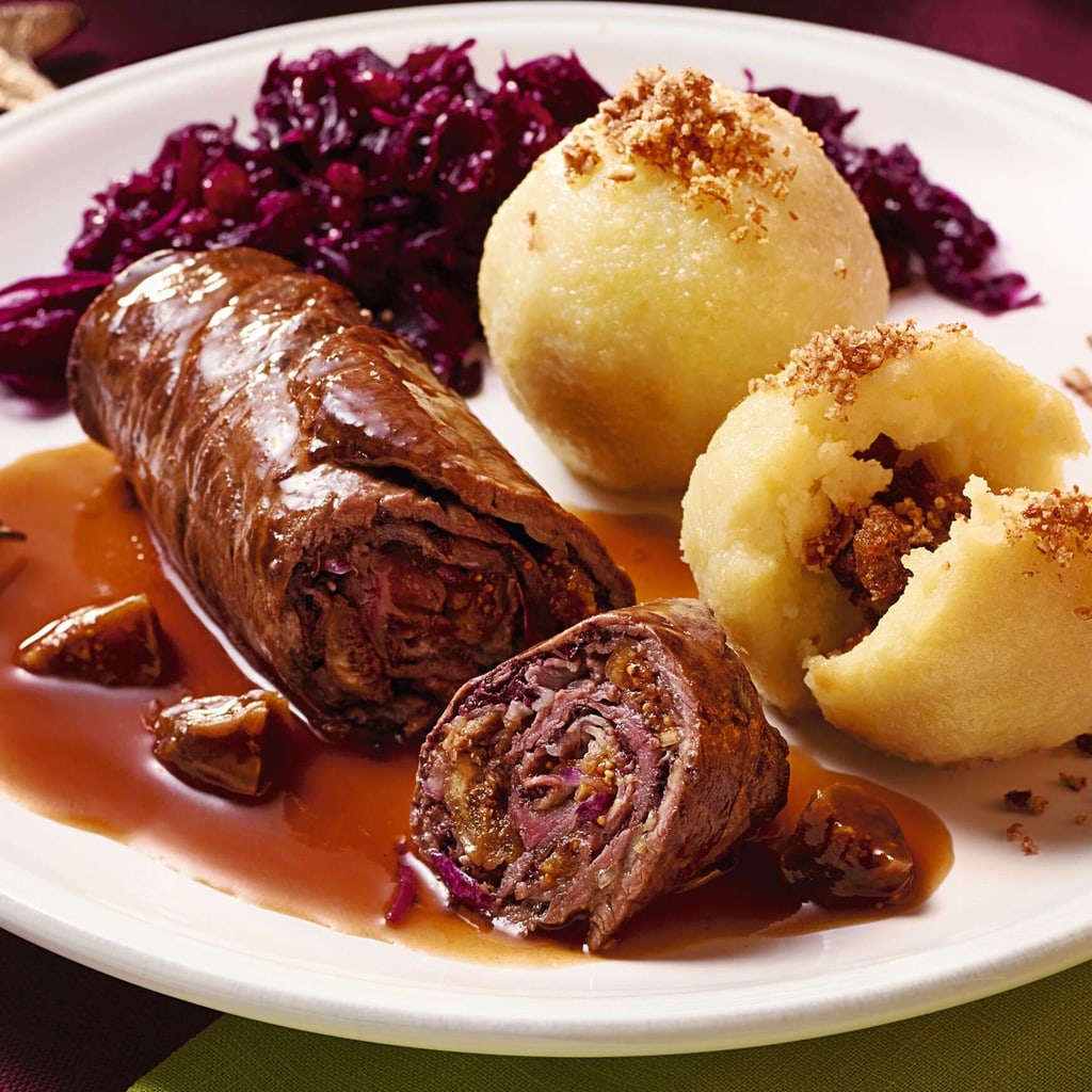 Weihnachtliche Rindsroulade