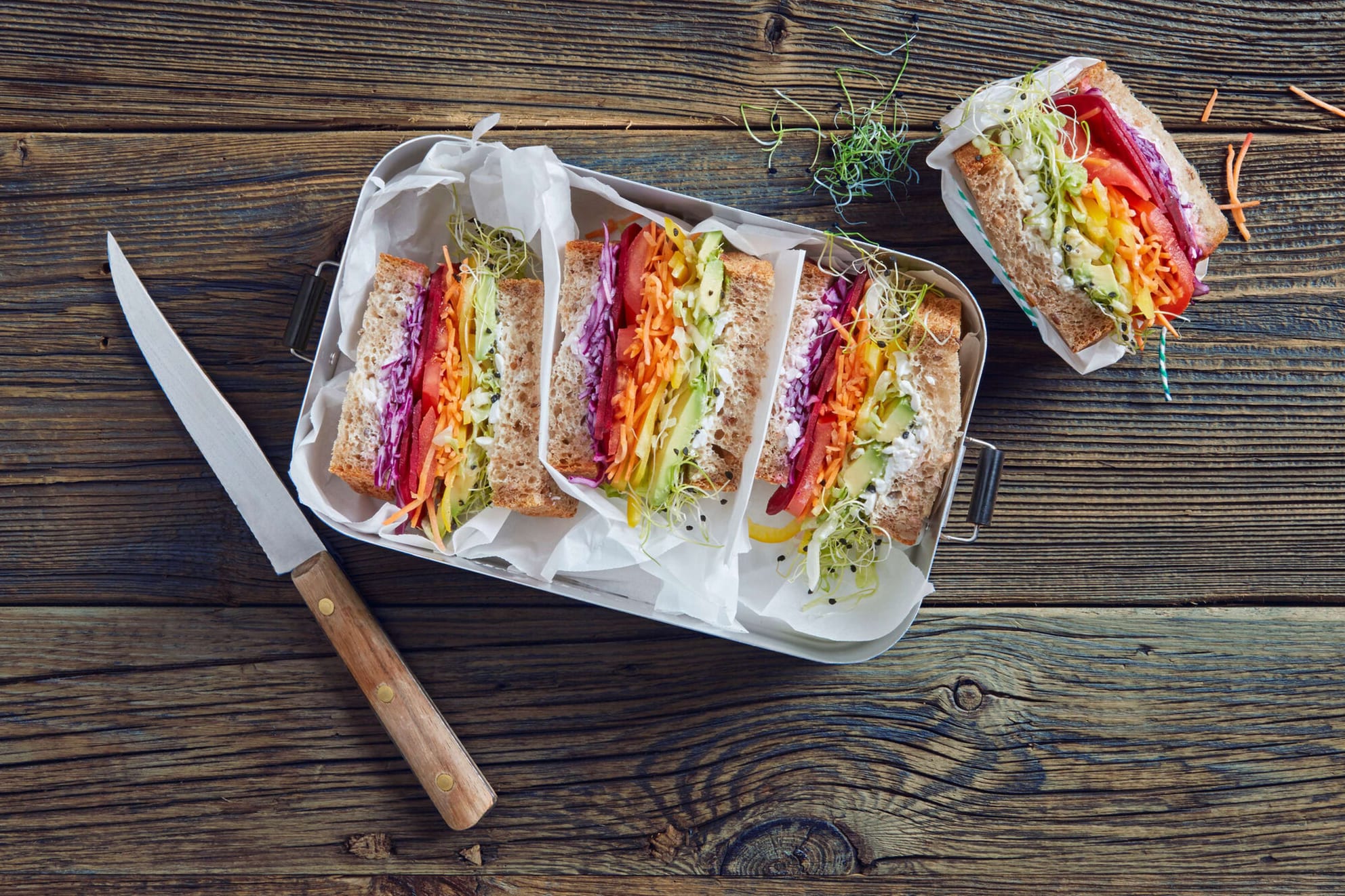 Rainbow-Sandwich | Migros iMpuls