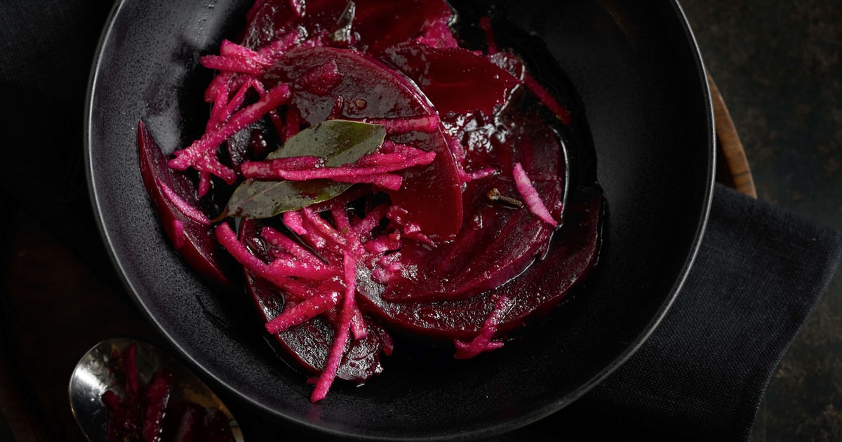 Salade de betteraves rouges à la pomme | Recette