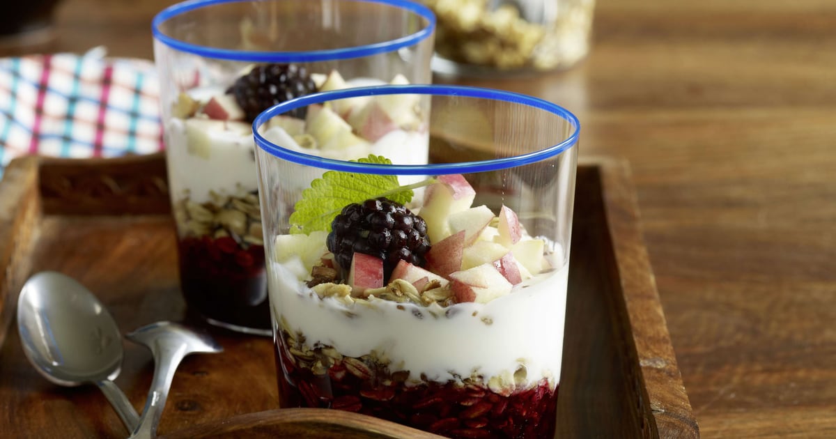 Verrines aux mûres et au granola | Recette