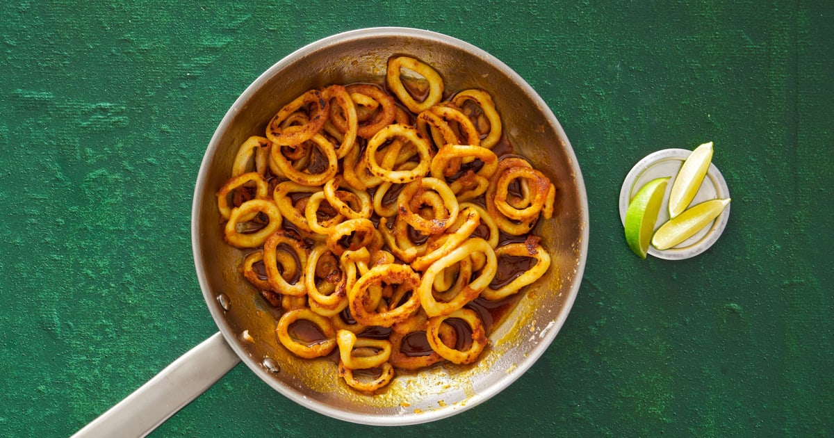 Calamars avec vinaigrette au curry | Recette