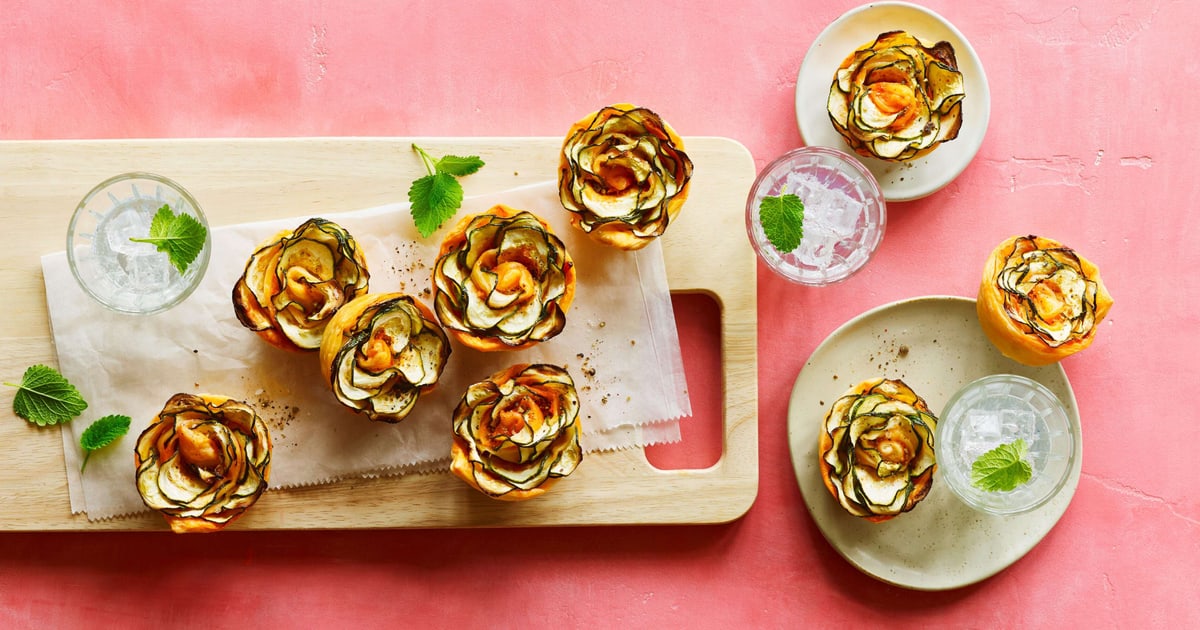 Rose feuilletée à la courgette | Recette