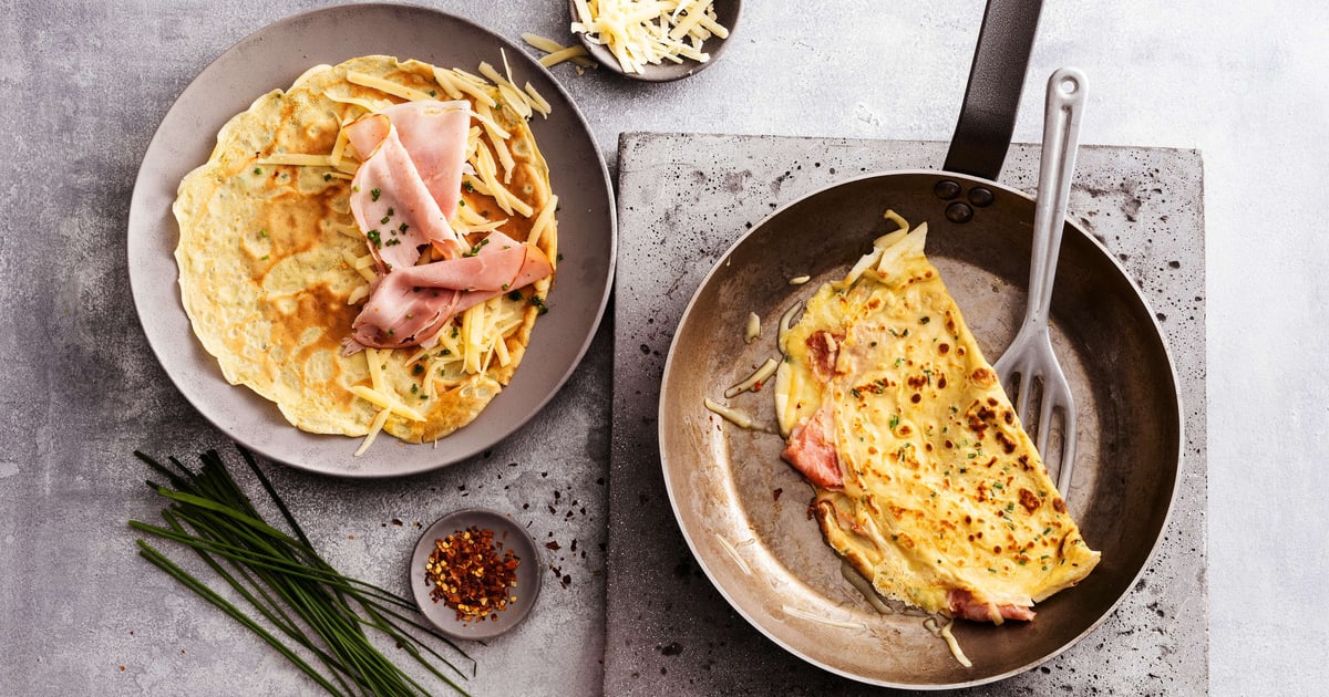 Crêpes fromage-jambon | Recette