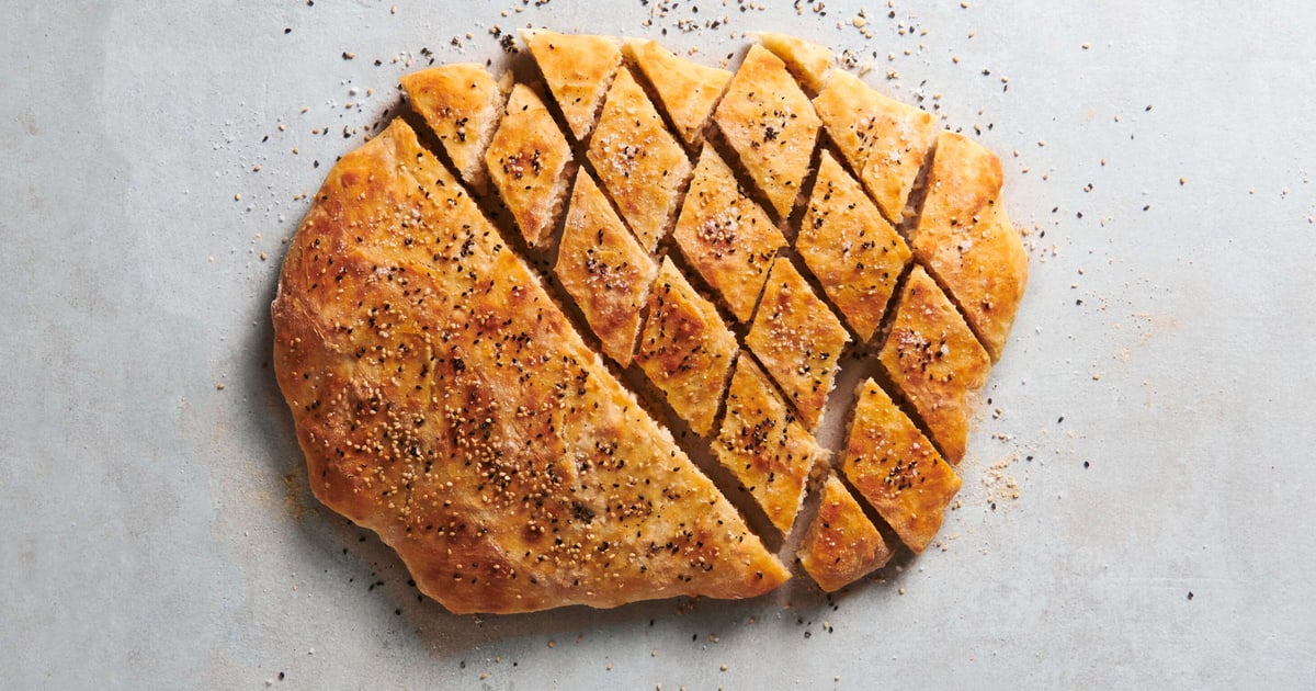 Fladenbrot mit Sesam | Rezept
