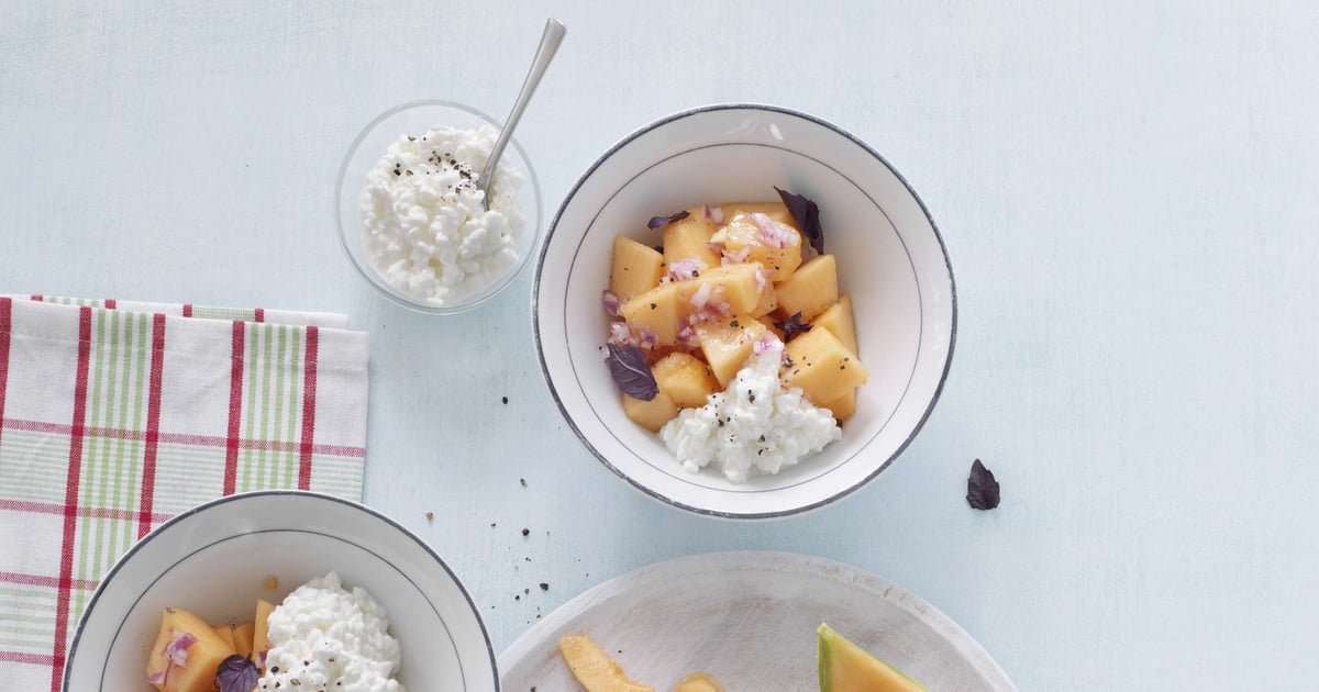 Melon salé avec cottage cheese | Recette