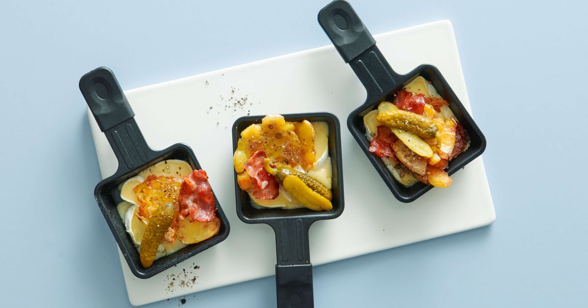 Raclette con smashed potato | Ricetta