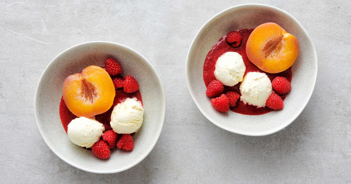 Pêche Melba | Rezept