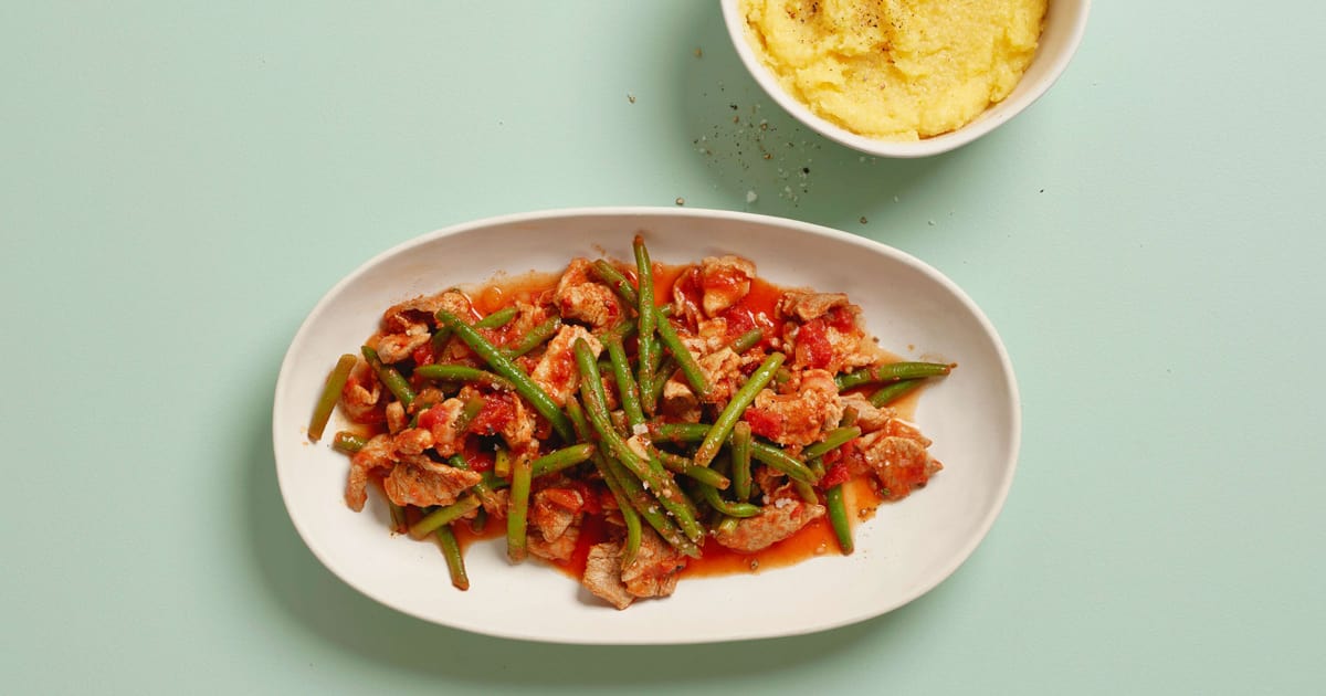 Émincé de porc aux haricots | Recette