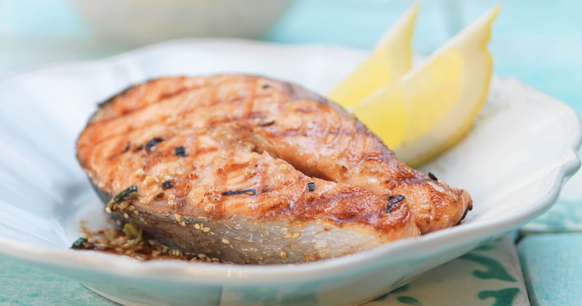 Lachstranche mit Sesammarinade | Rezept