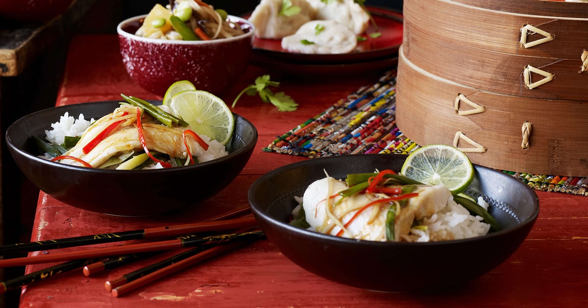 Filets de poisson vapeur au gingembre | Recette