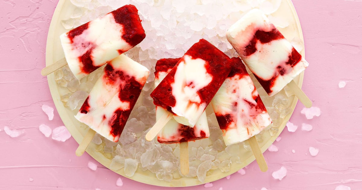 Popsicles fraise-rhubarbe | Recette