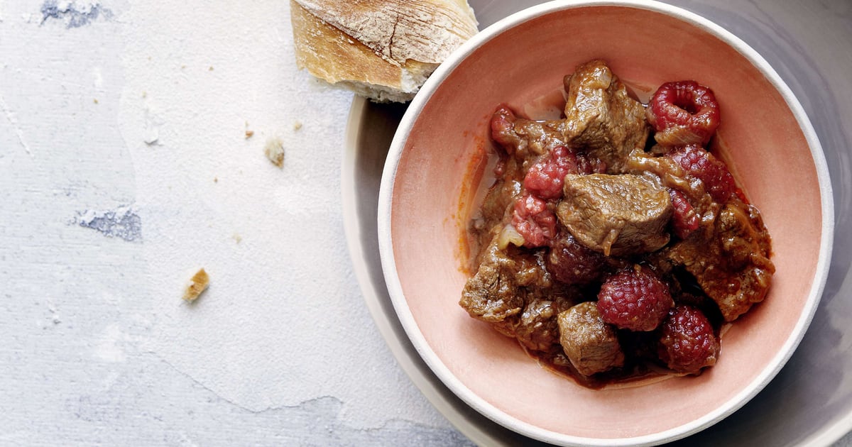 Rindsragout mit Himbeeren | Rezept