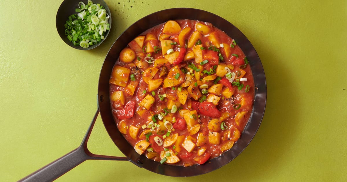 One pot de pommes de terre aux légumes | Recette