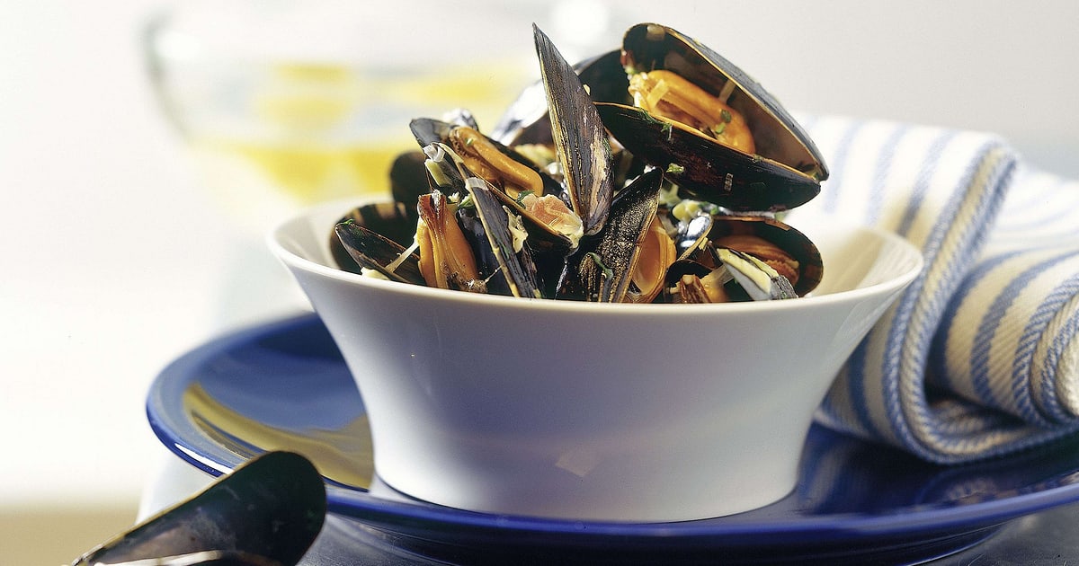 Miesmuscheln mit Speck | Rezept