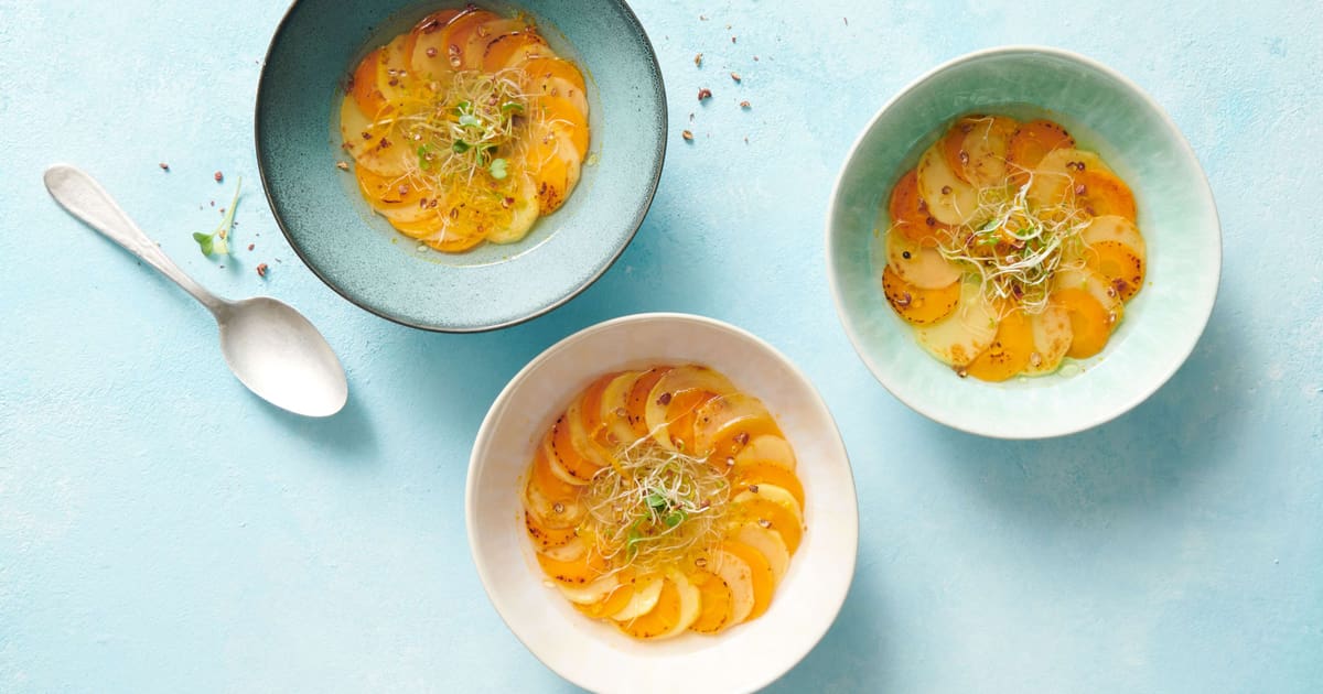 Essenza di zenzero con carote e patate | Ricetta