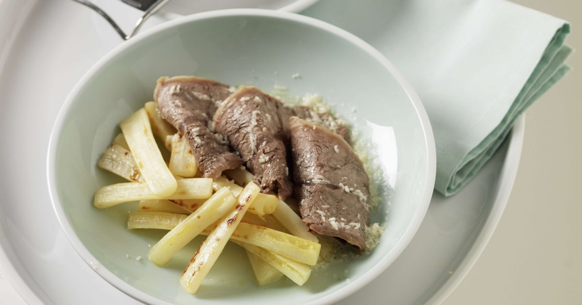 Salsifis avec bouilli de boeuf | Recette