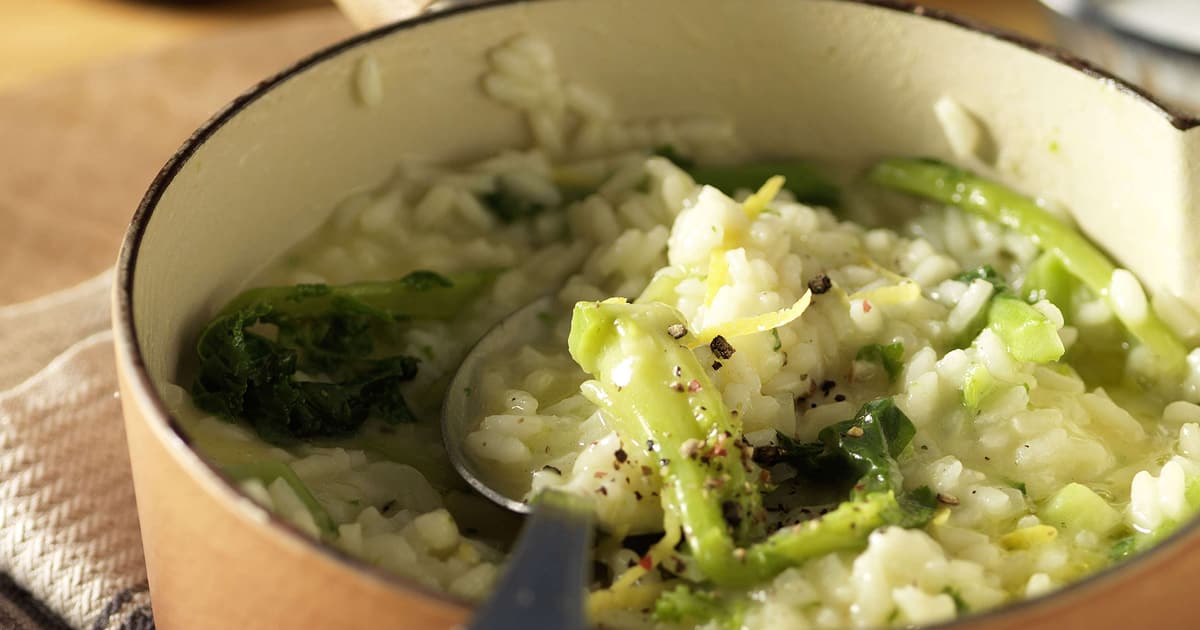 Risotto alla cima di rapa | Recette