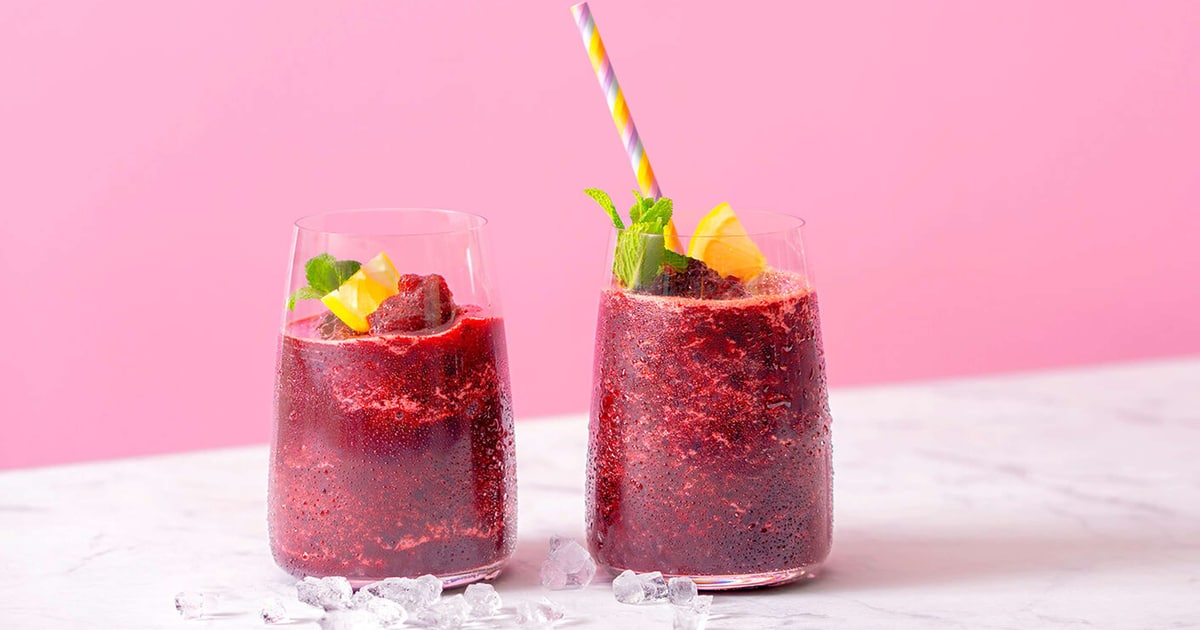 Cherry Ice Tea Slushy | Rezept