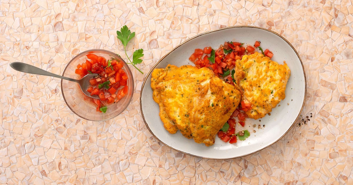 Piccata de dinde avec salsa froide aux tomates | Recette