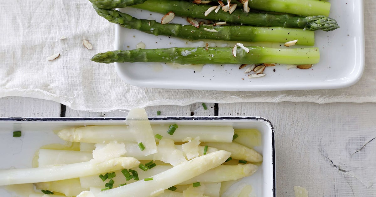 Weisse und grüne Spargeln klassisch | Migusto