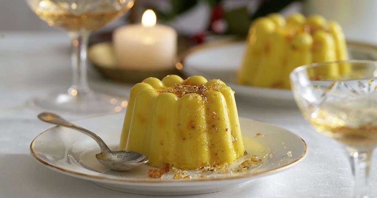 Süsser Safranpudding mit Fenchelsamenkrokant | Migusto