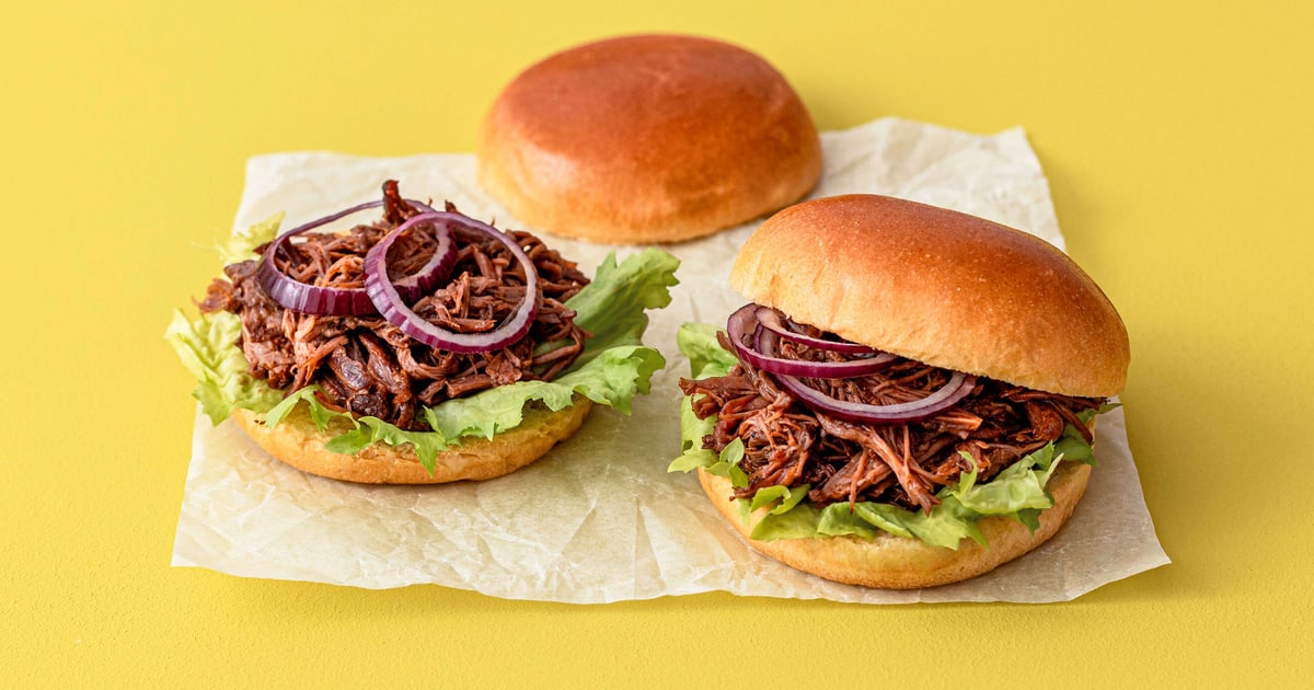 Pulled-Beef-Burger | Rezept