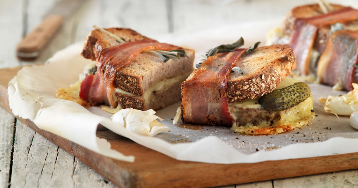 Gebratenes Raclettesandwich | Rezept