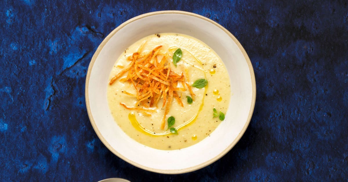 Crema di patate con patate a fiammifero | Ricetta