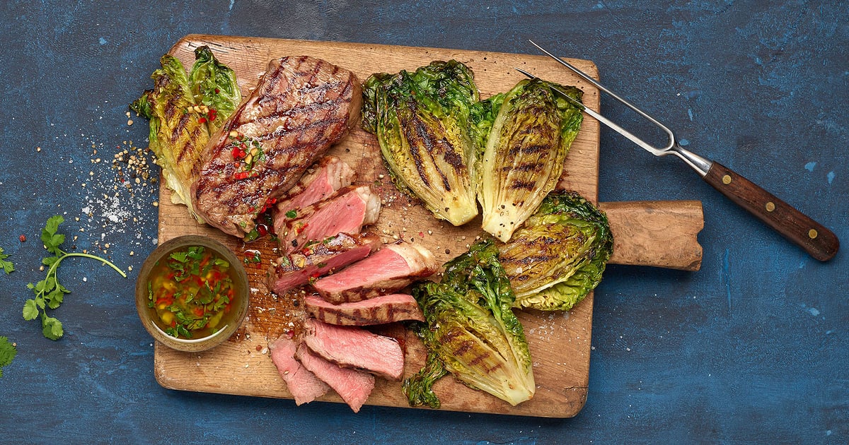 Grill-Entrecote mit Lattich | Migusto
