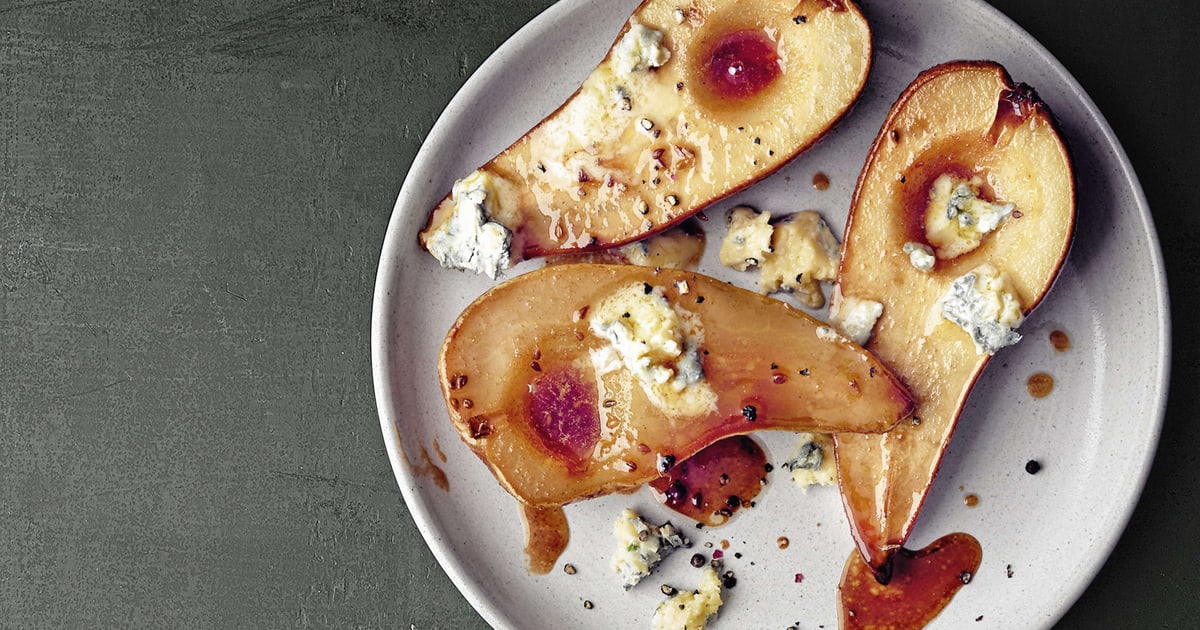 Poires rôties au jersey blue | Recette