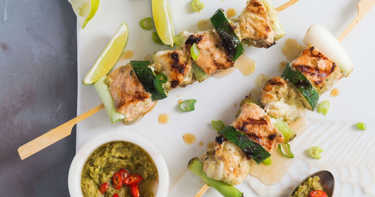 Brochette de poisson à la caribéenne sur le gril | Recette