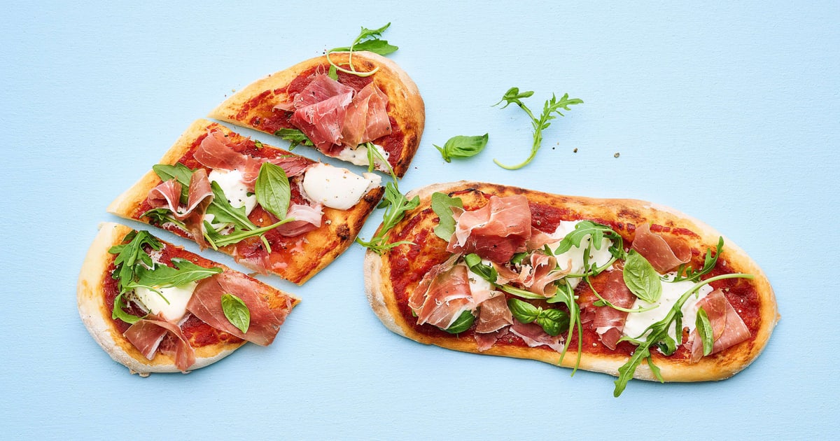 Apéro-Pinsa mit Rohschinken | Rezept