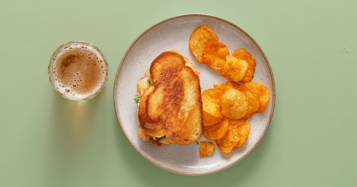 Croque au fromage et au piment avec kimchi | Recette