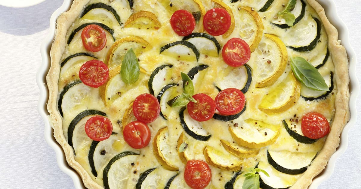 Quiche Aux Courgettes Et Aux Tomates Migusto