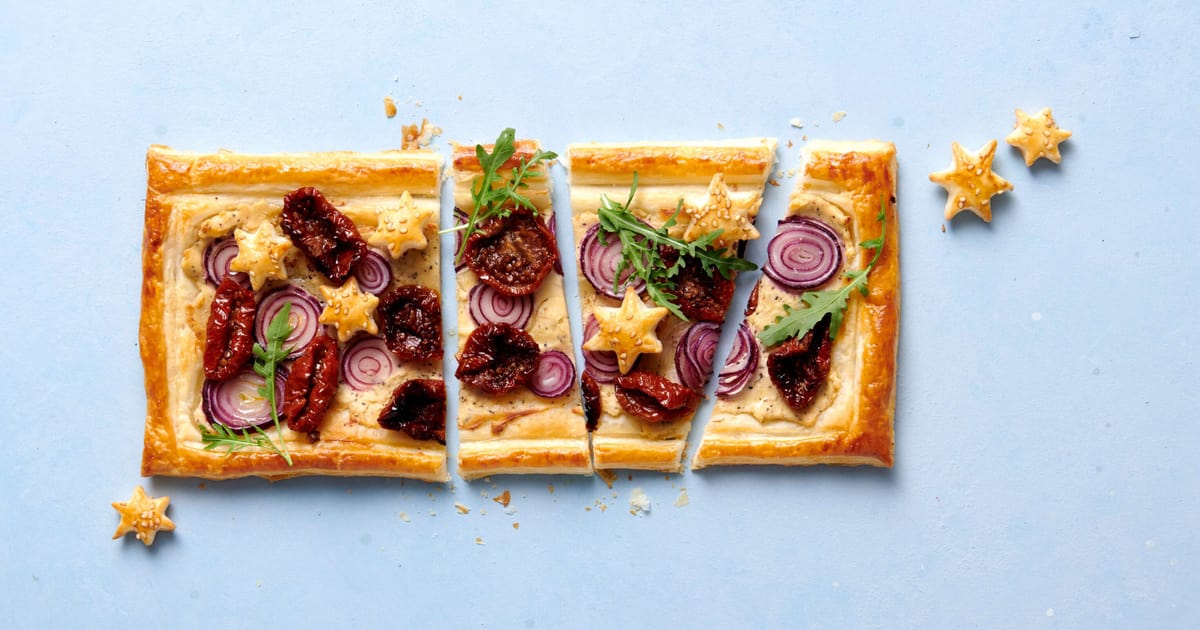 Feuilletés au fromage frais et aux légumes | Recette