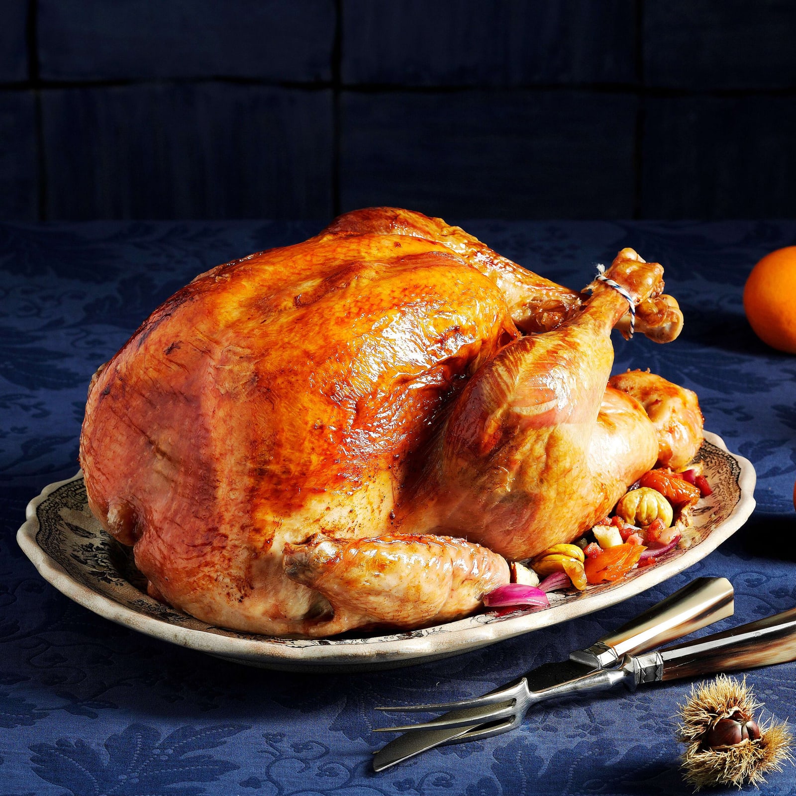 Truthahn mit Apfel-Röstbrot | Rezept