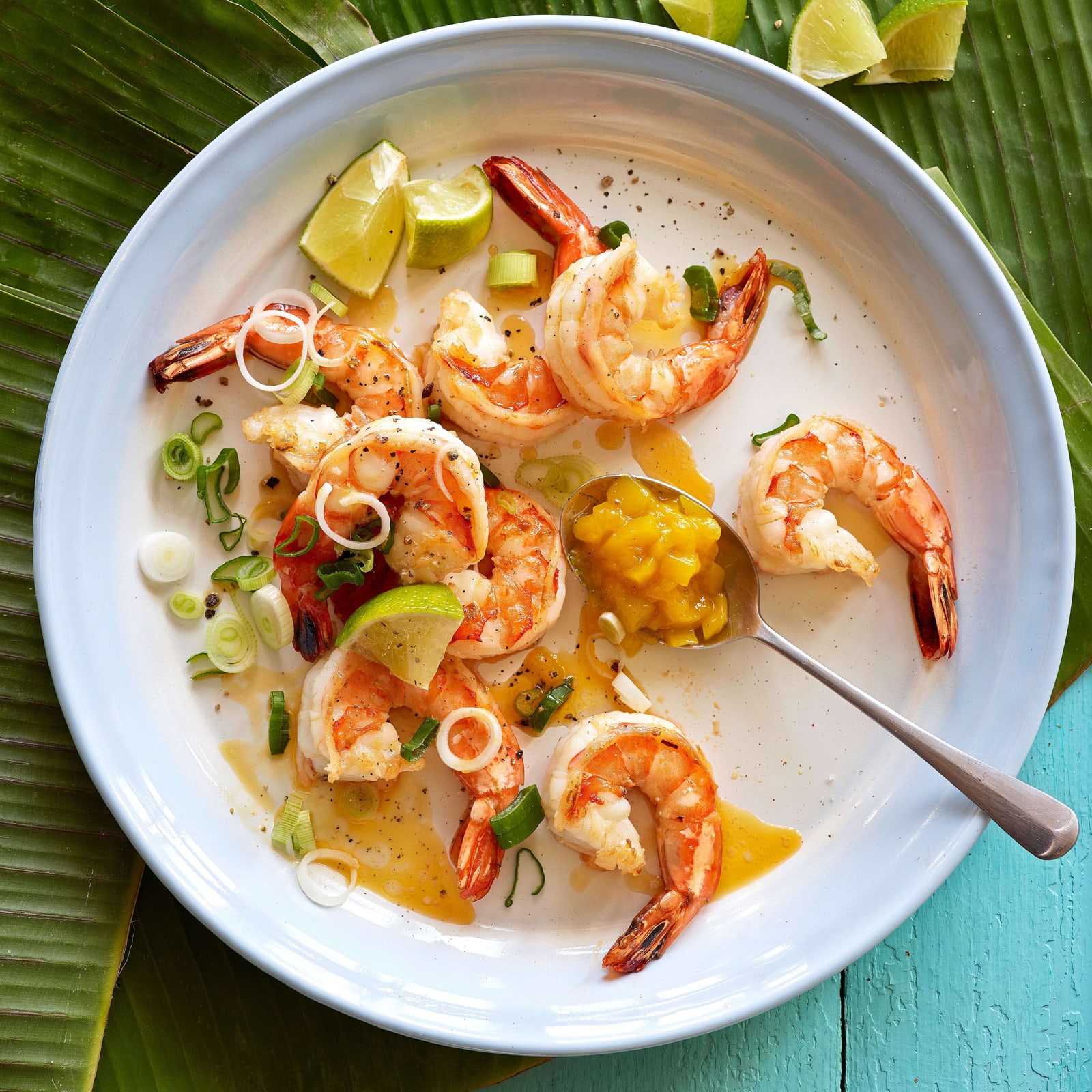 Salade De Mangue Et De Papaye Avec Crevettes Recette