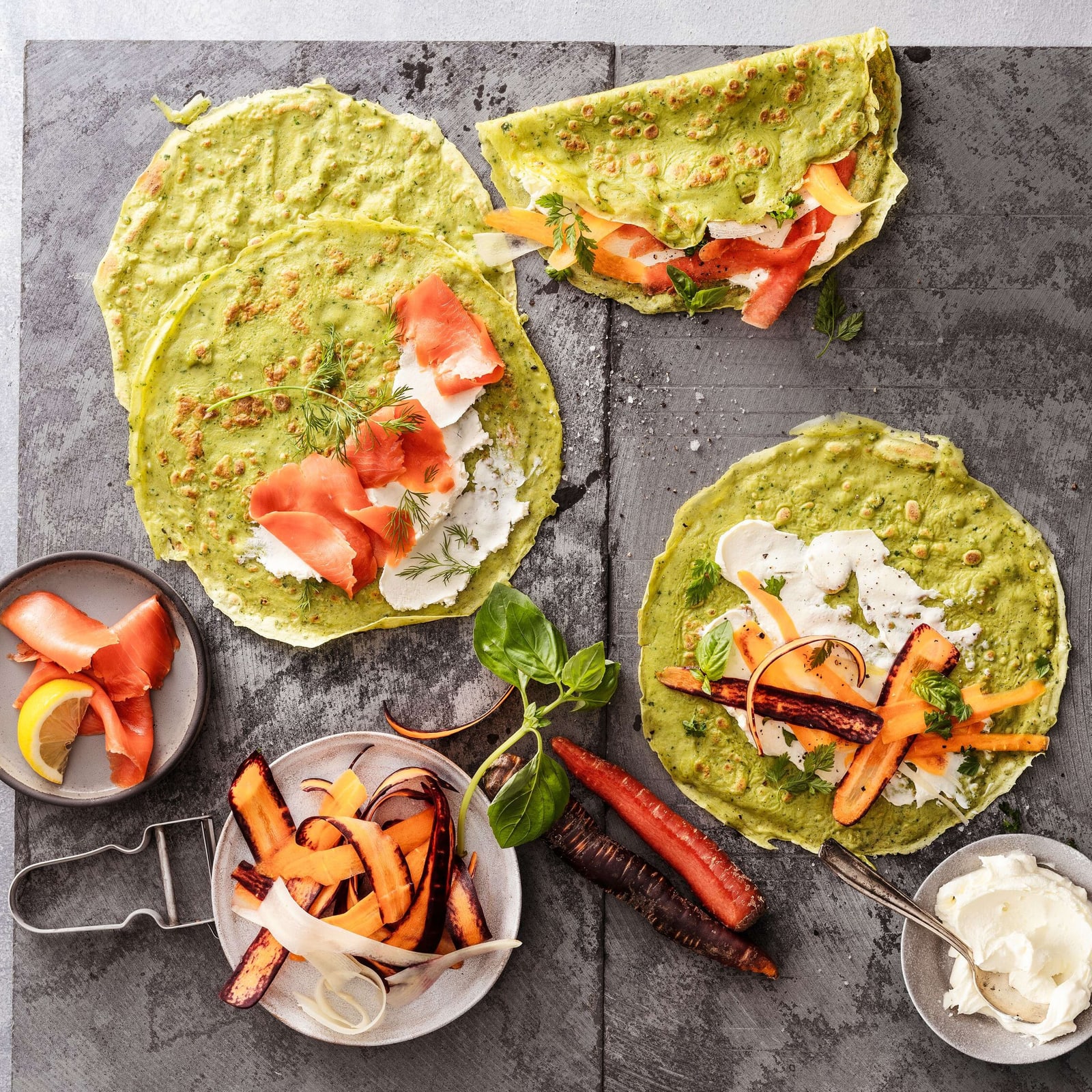 Crêpes fromage-jambon | Recette