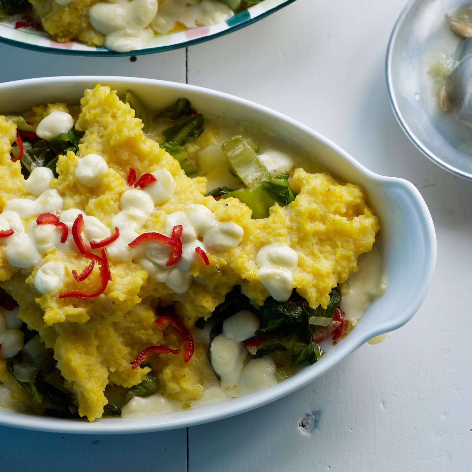 Polenta avec flower sprouts | Recette