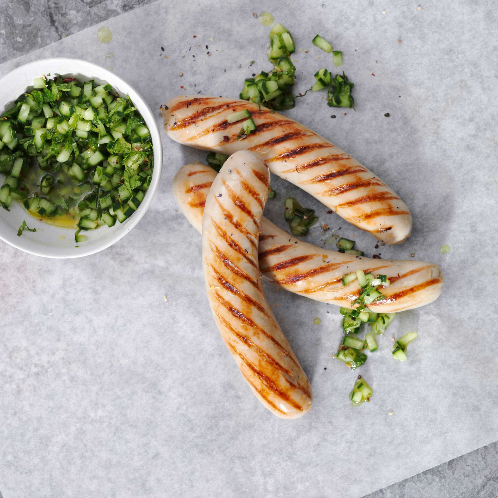 Saucisse de veau et légumes grillés | Migusto