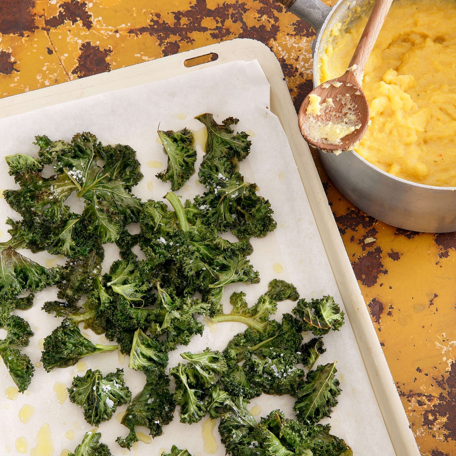 Federkohl-Chips | Rezept