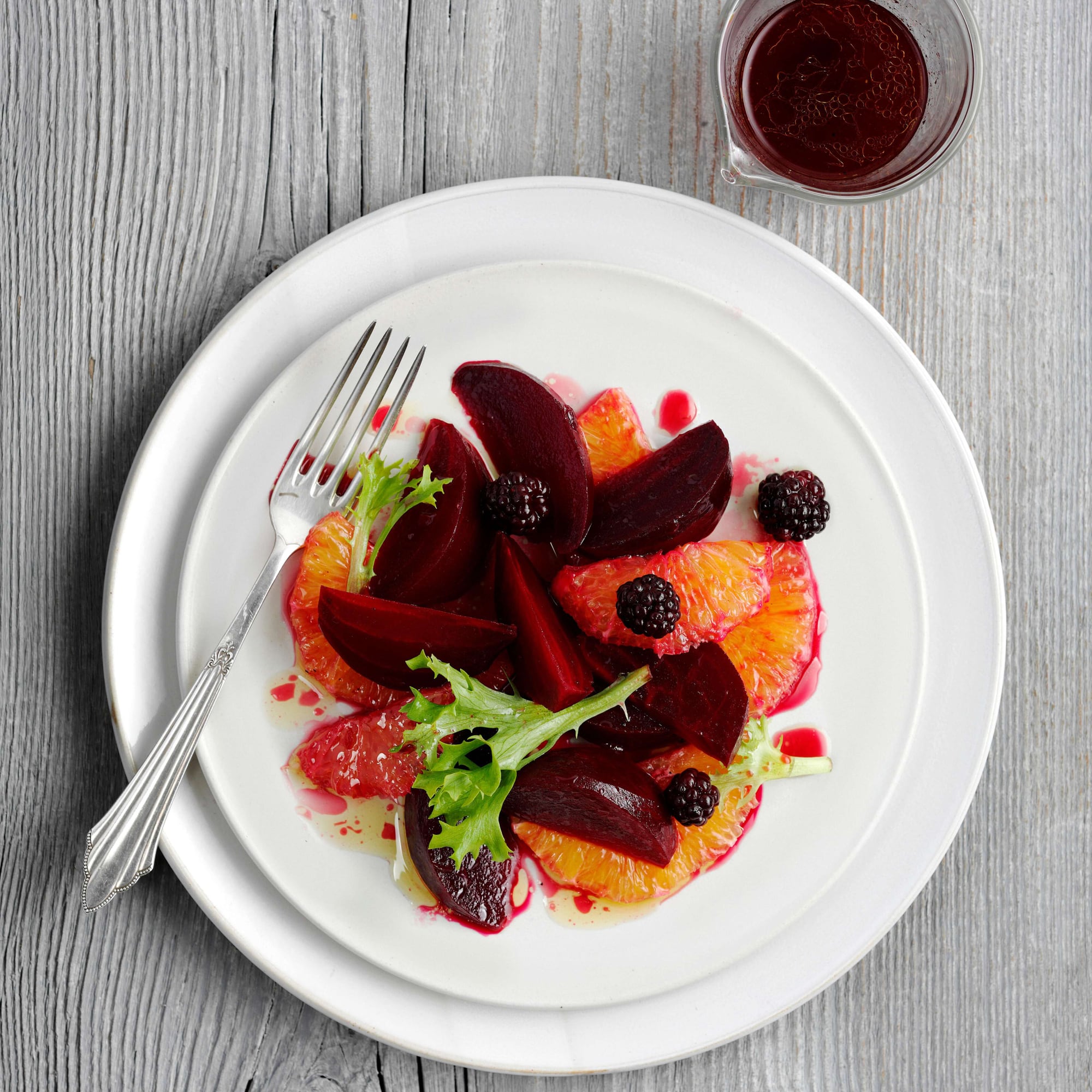Salade de betteraves rouges et d'oranges avec stilton | Recette