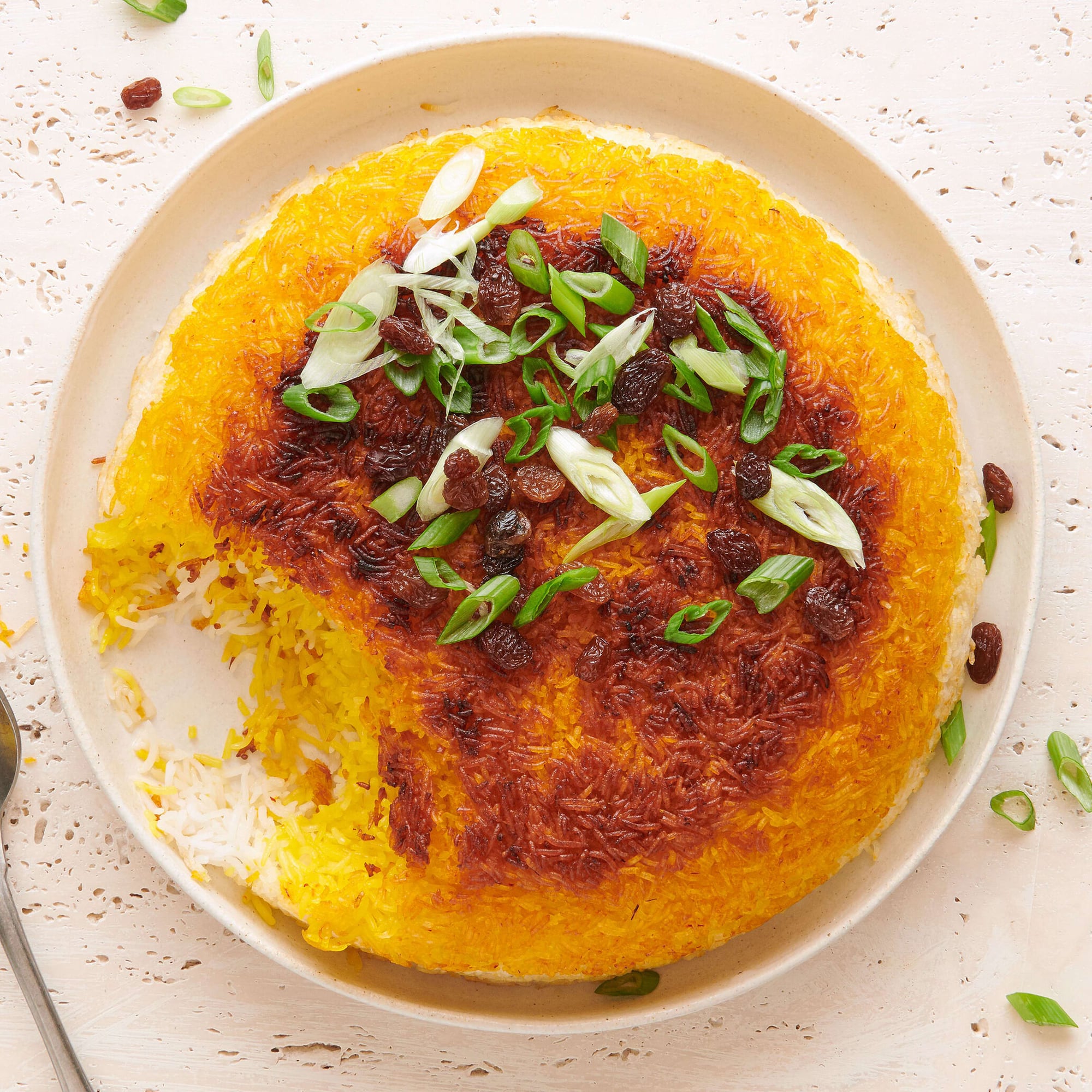 Riz croustillant au safran | Recette