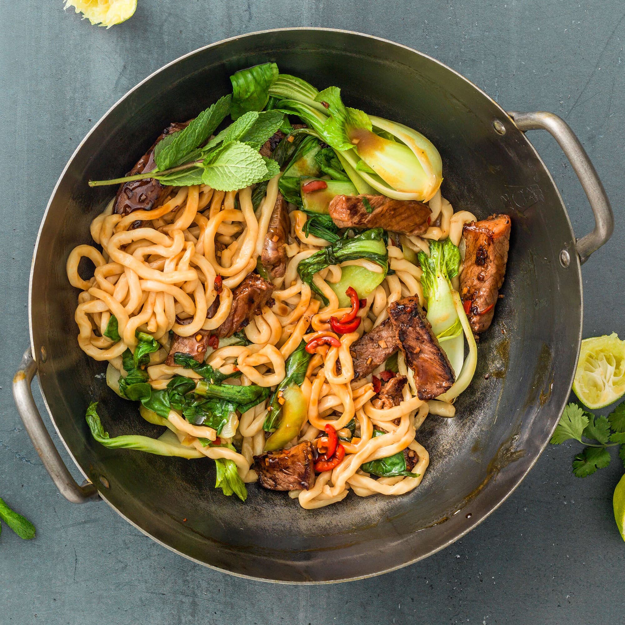Udons Sautés Au Boeuf Satay | Nouilles Udons Au Boeuf – OHZC
