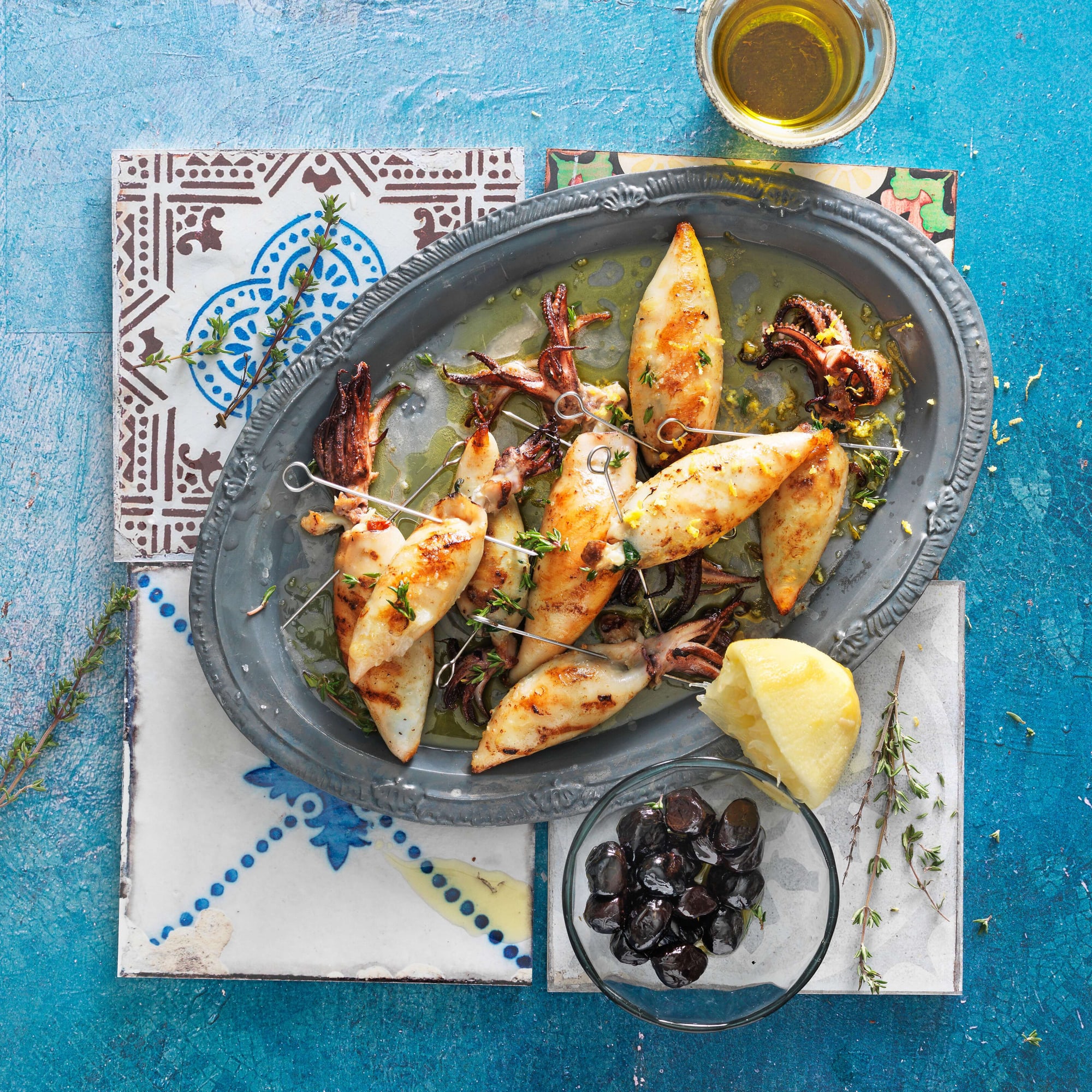 Calamars grillés avec sauce relevée | Migusto