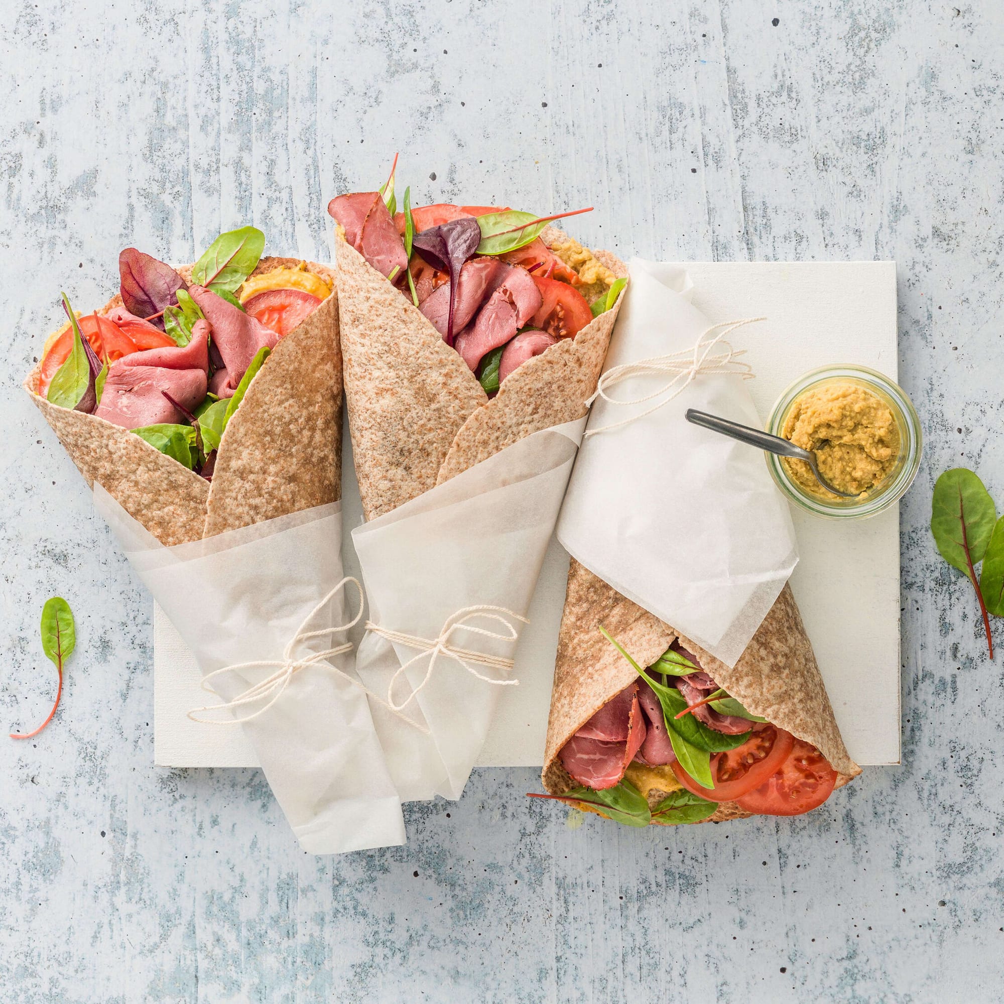 Wrap mit Schinken und Salat | Migusto