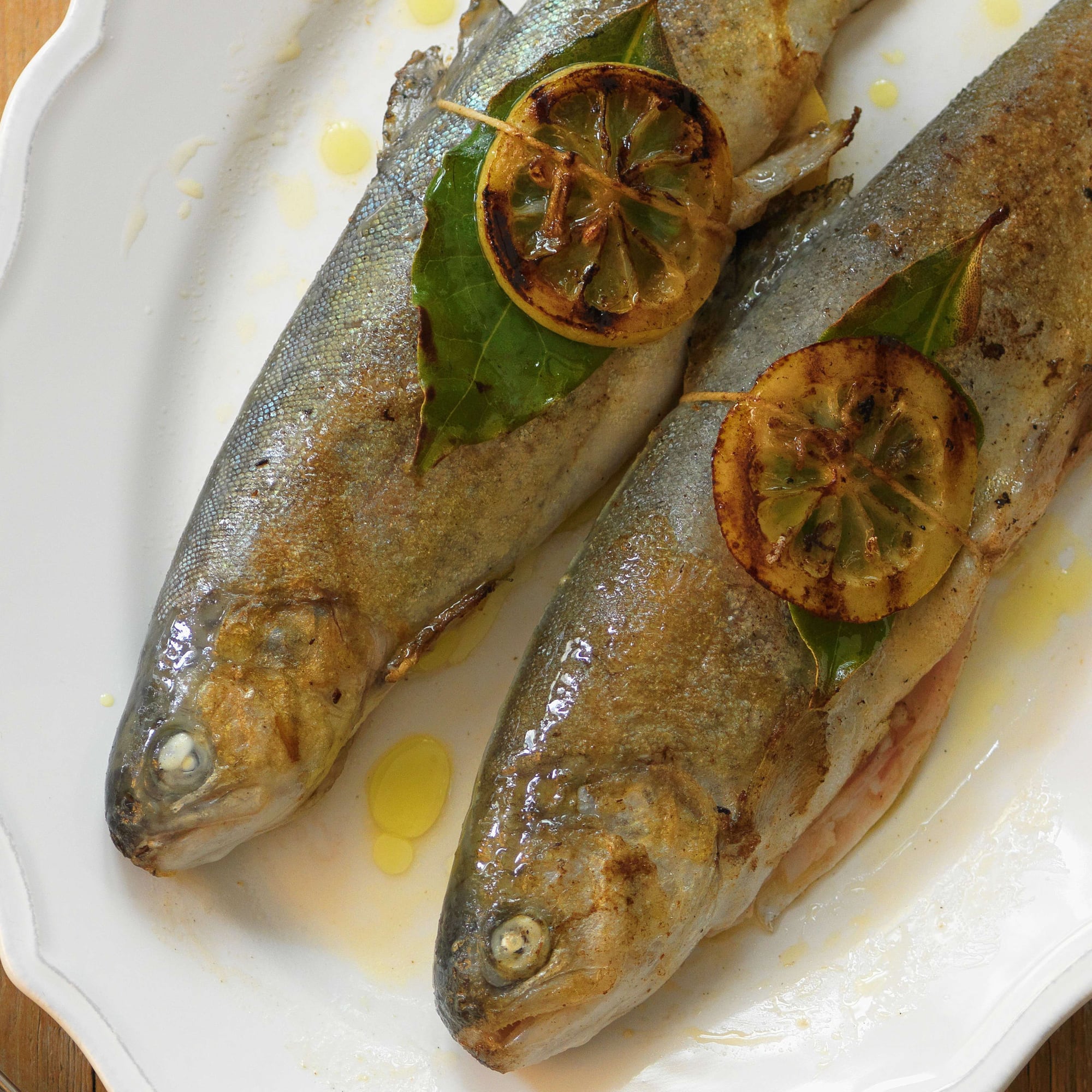 Truite aux herbes avec lard | Recette