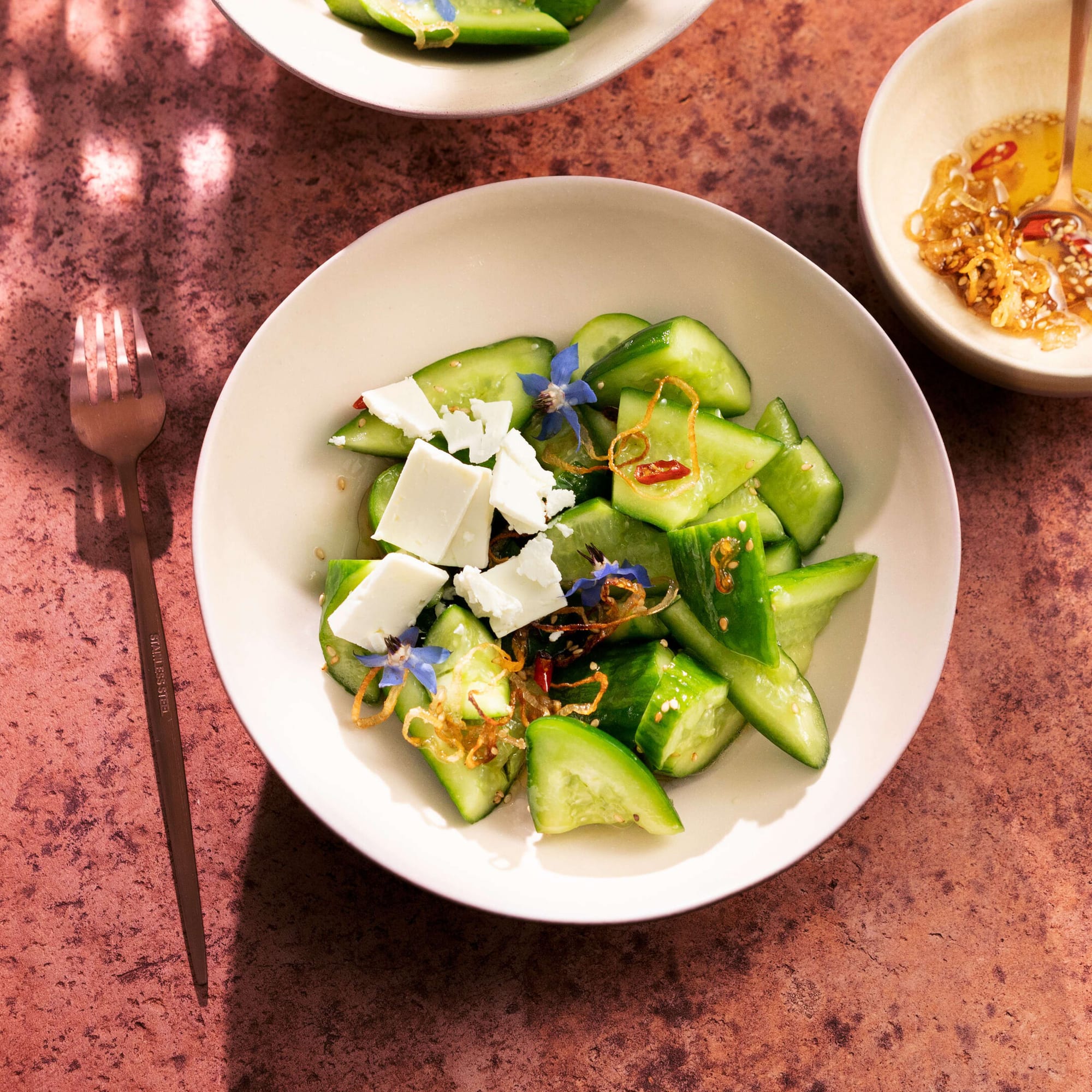 Tartare de concombre à la feta | Recette