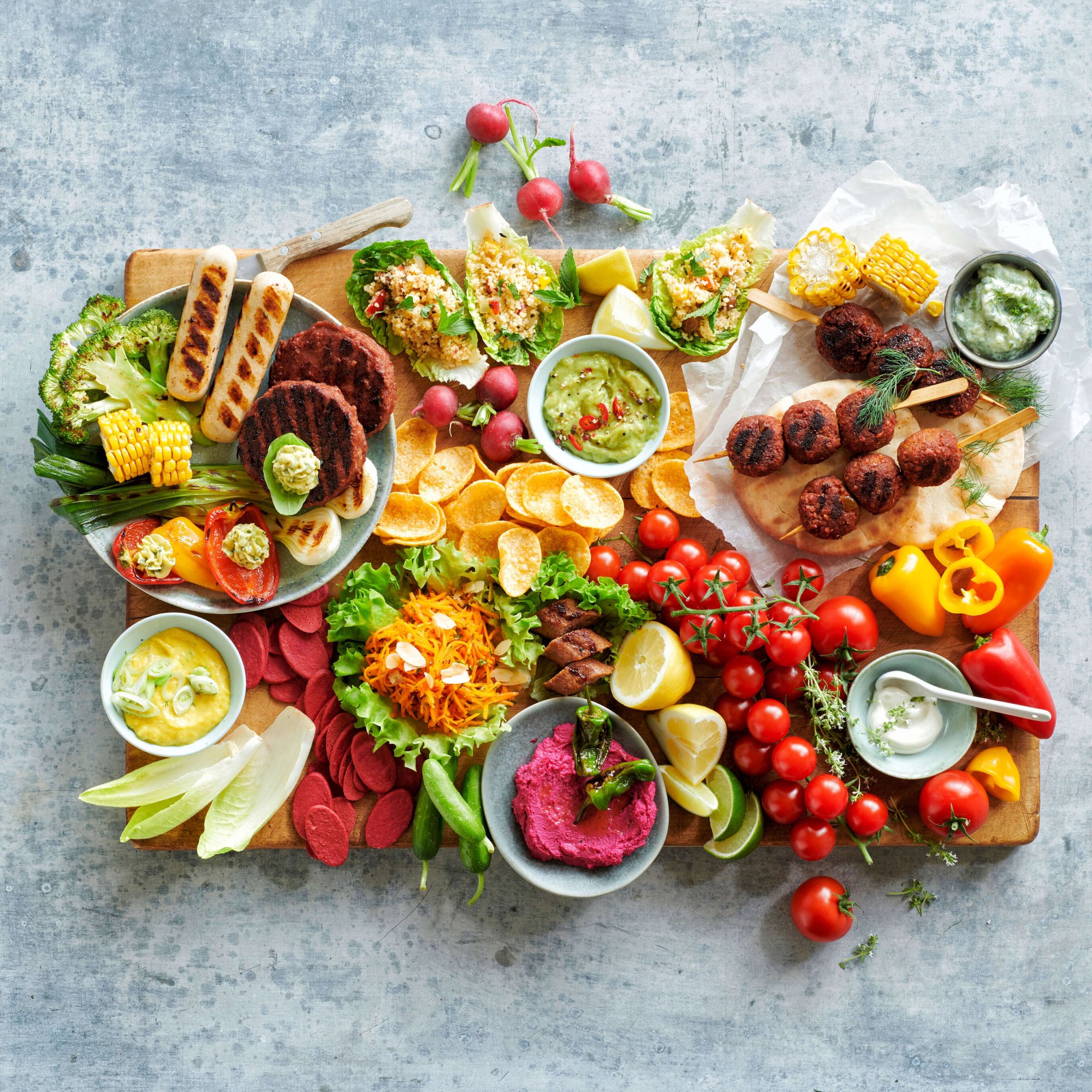 Vassoio di aperitivi vegani | Migusto