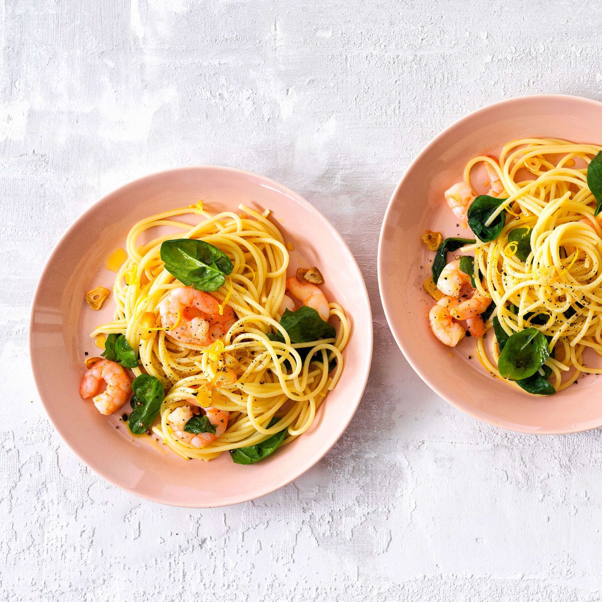 Crevetten-Spaghetti mit Mascarpone | Rezept